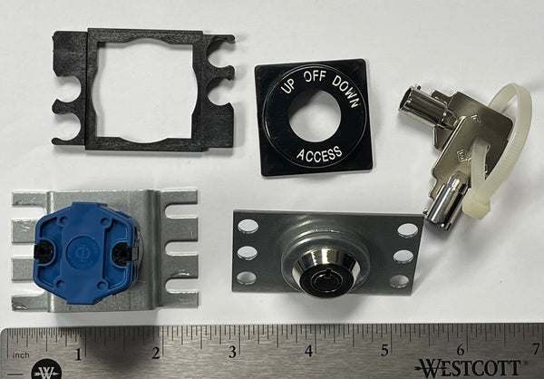 KEY SWITCH EX514; HORIZONTAL- HOISTWAY; 593X7119-012004 – Elevator ...