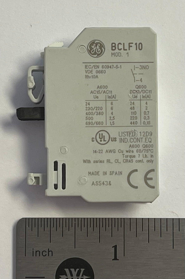 AUXILIARY CONTACT BLOCK, 3NO-1NC; BCLF10 – Elevator-Parts-Supply