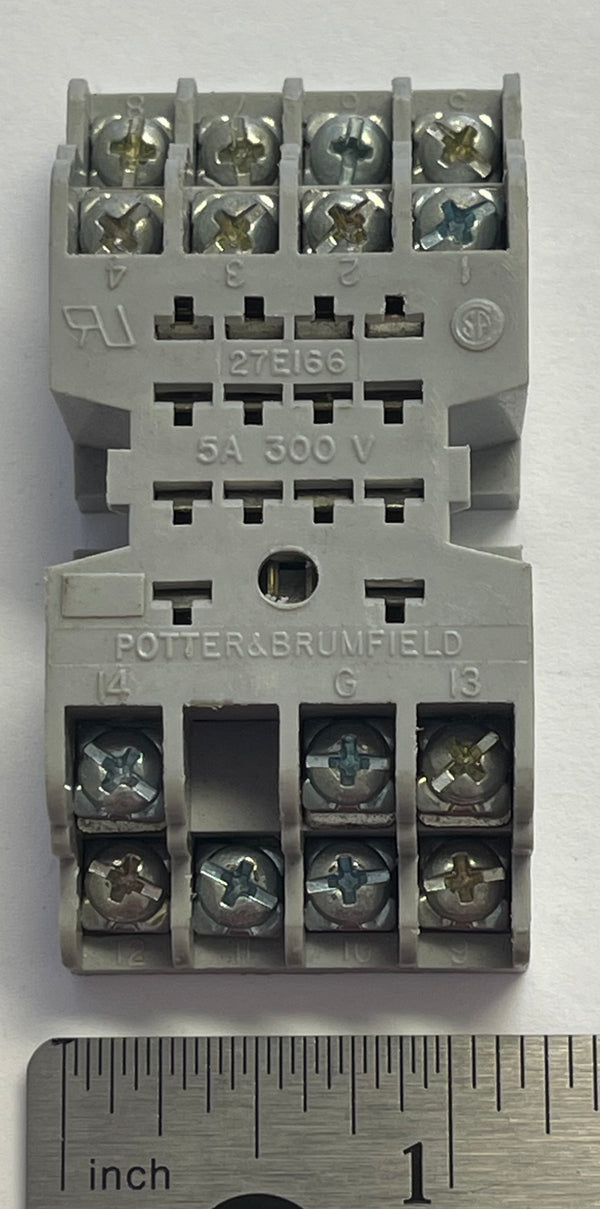 RELAY BASE; 27E166 – Elevator-Parts-Supply